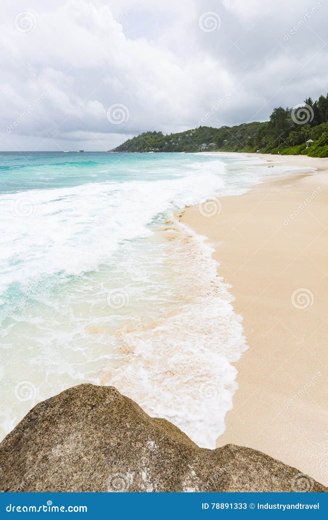 Anse Intendance, Mahe, Seychelles Stock Image - Image of rock, mahe ...