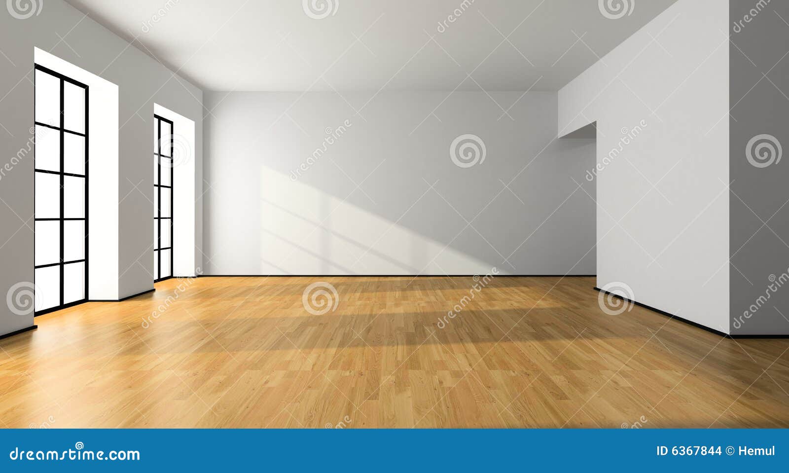 Ansicht über Den Leeren Raum Stock Abbildung - Illustration von ordnung ...