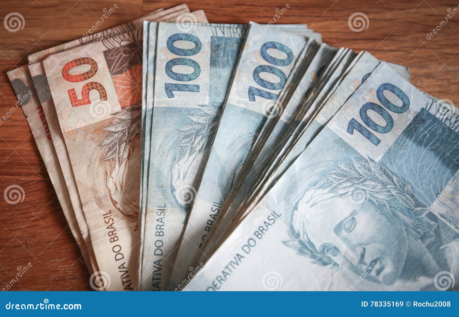 Ansicht Der Brasilien-Geld Reais Stockbild - Bild von geld, amerika ...
