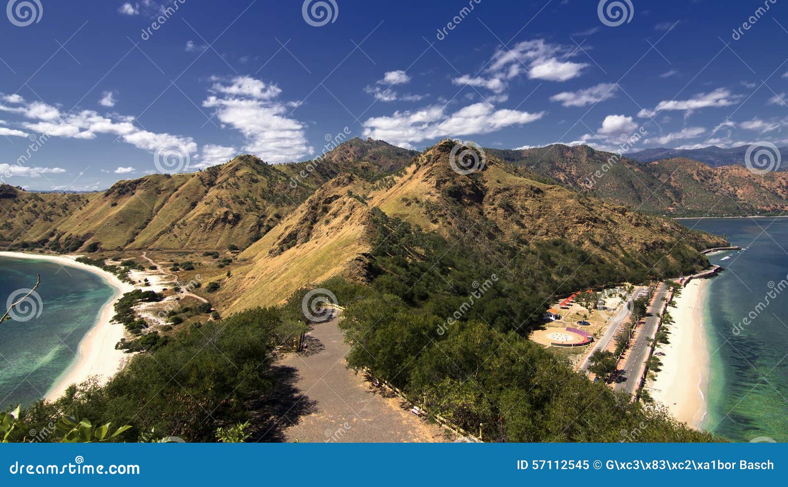 Ansicht Von Statue Cristo Rei in Dili, Osttimor Stockbild - Bild von ...