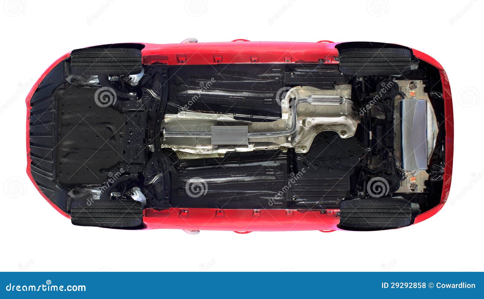 Ansicht Von Unten Eines Autos Stockfoto - Bild: 29292858