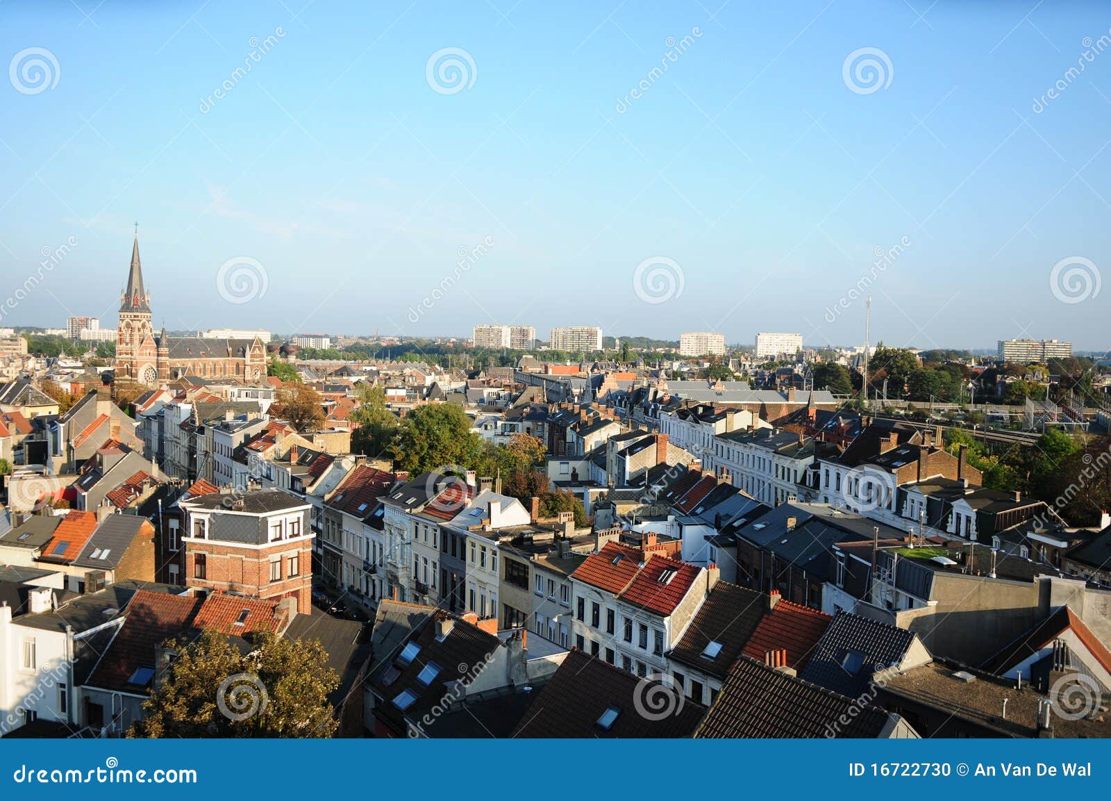 Ansicht Von Zurenborg, Antwerpen Stockfoto - Bild von himmel, zustand ...