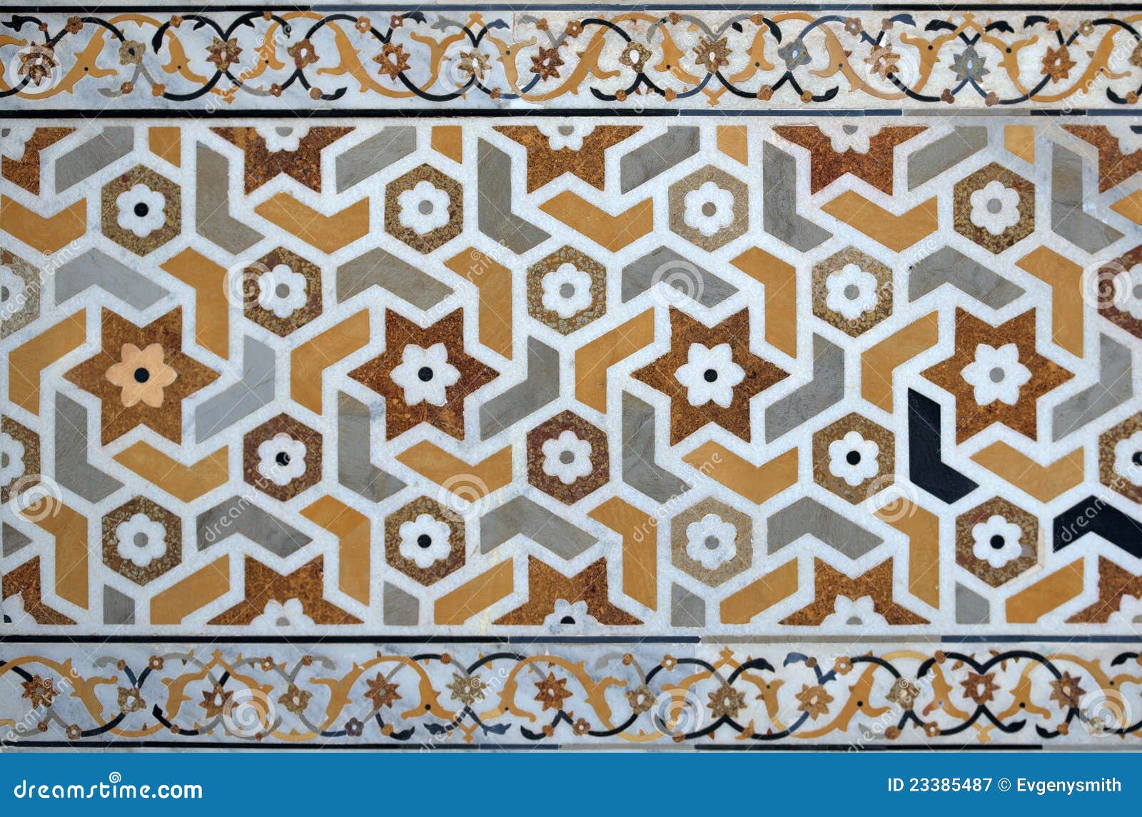 Ansient islamic mosaic stock image. Image of culture - 23385487