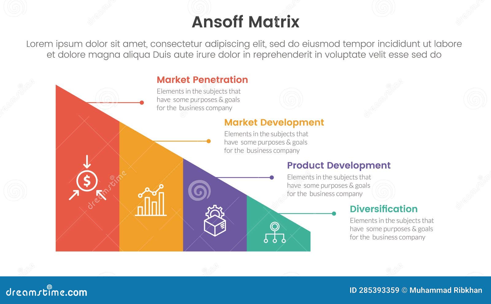 BCG Matrix Or Growth Share Matrix. Vector Illustration | CartoonDealer ...