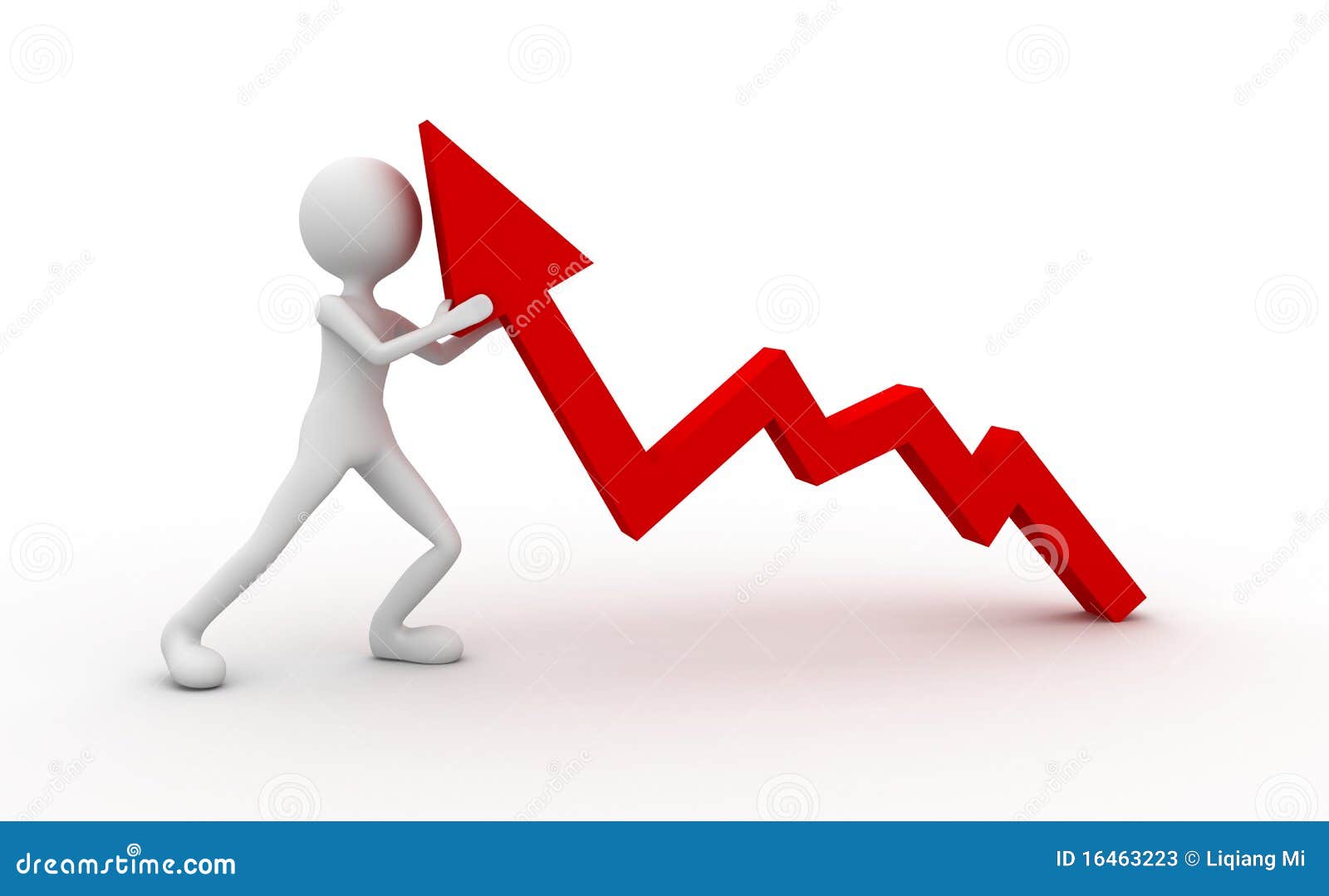 Anstieg stock abbildung. Illustration von kurve, tendenzen - 16463223