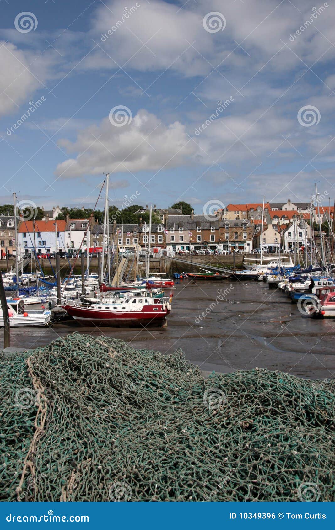 Anstruther Harbour stock photo. Image of coast, harbour - 10349396