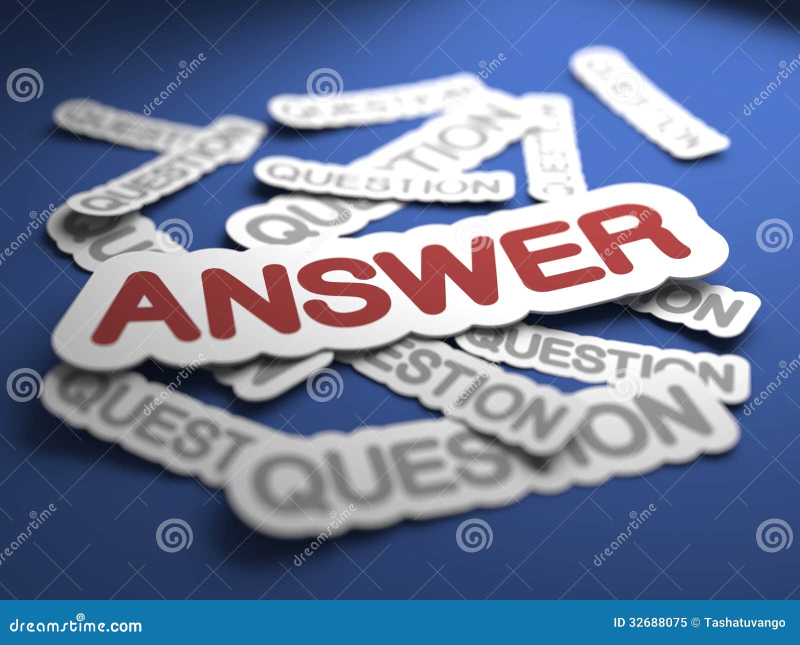 Answer Concept. stock illustration. Illustration of icon - 32688075