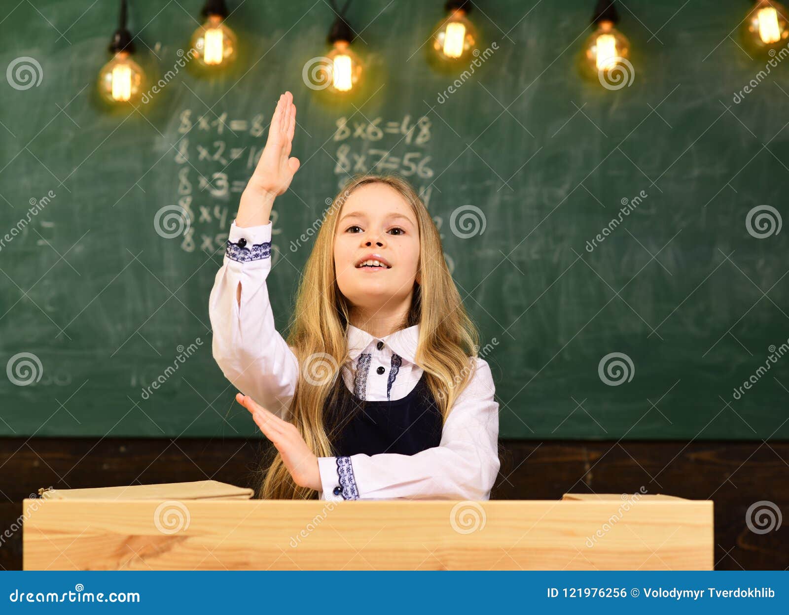 Answer. I Know the Answer. Answer To Any Question. Girl Hold Raised ...