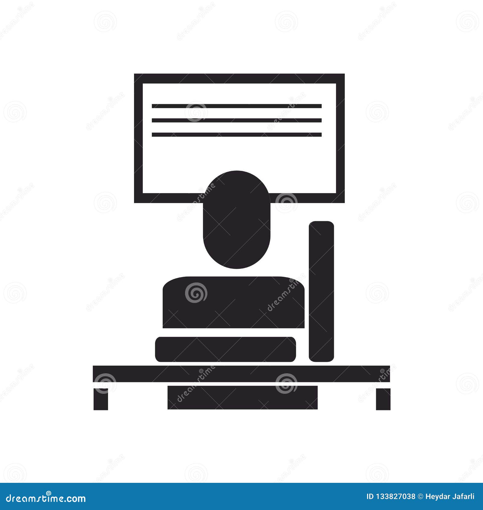 Answer Icon Vector Sign and Symbol Isolated on White Background Stock ...