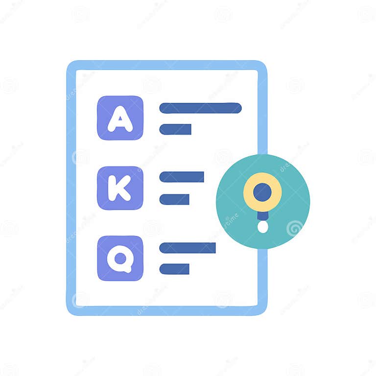 Answer Key Icon Design stock vector. Illustration of knowledge - 351932096