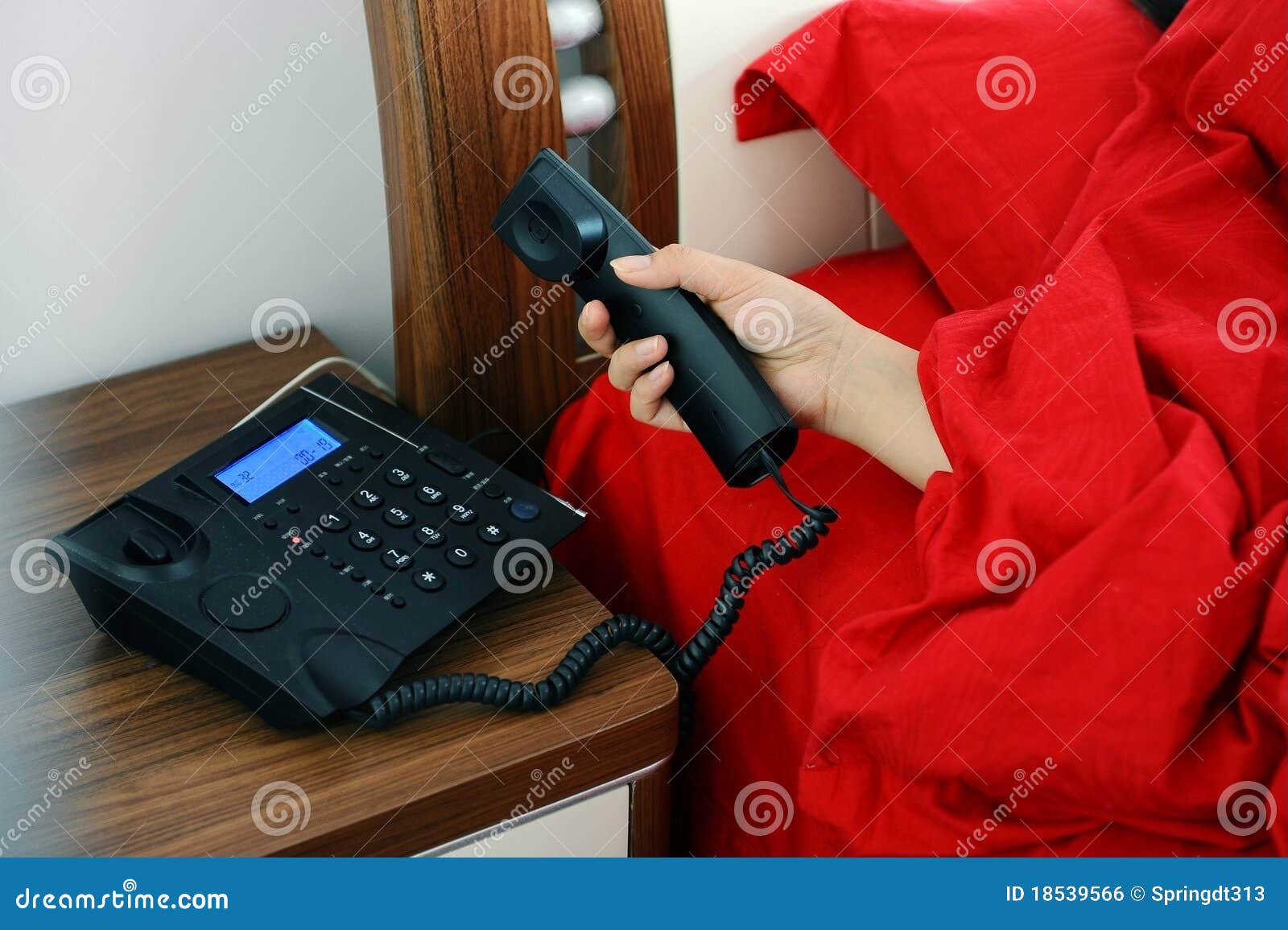 Answer phone stock photo. Image of relax, business, alarm - 18539566