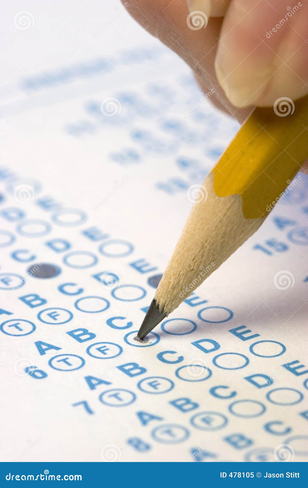 Answer Sheet stock image. Image of education, pencils, test - 478105