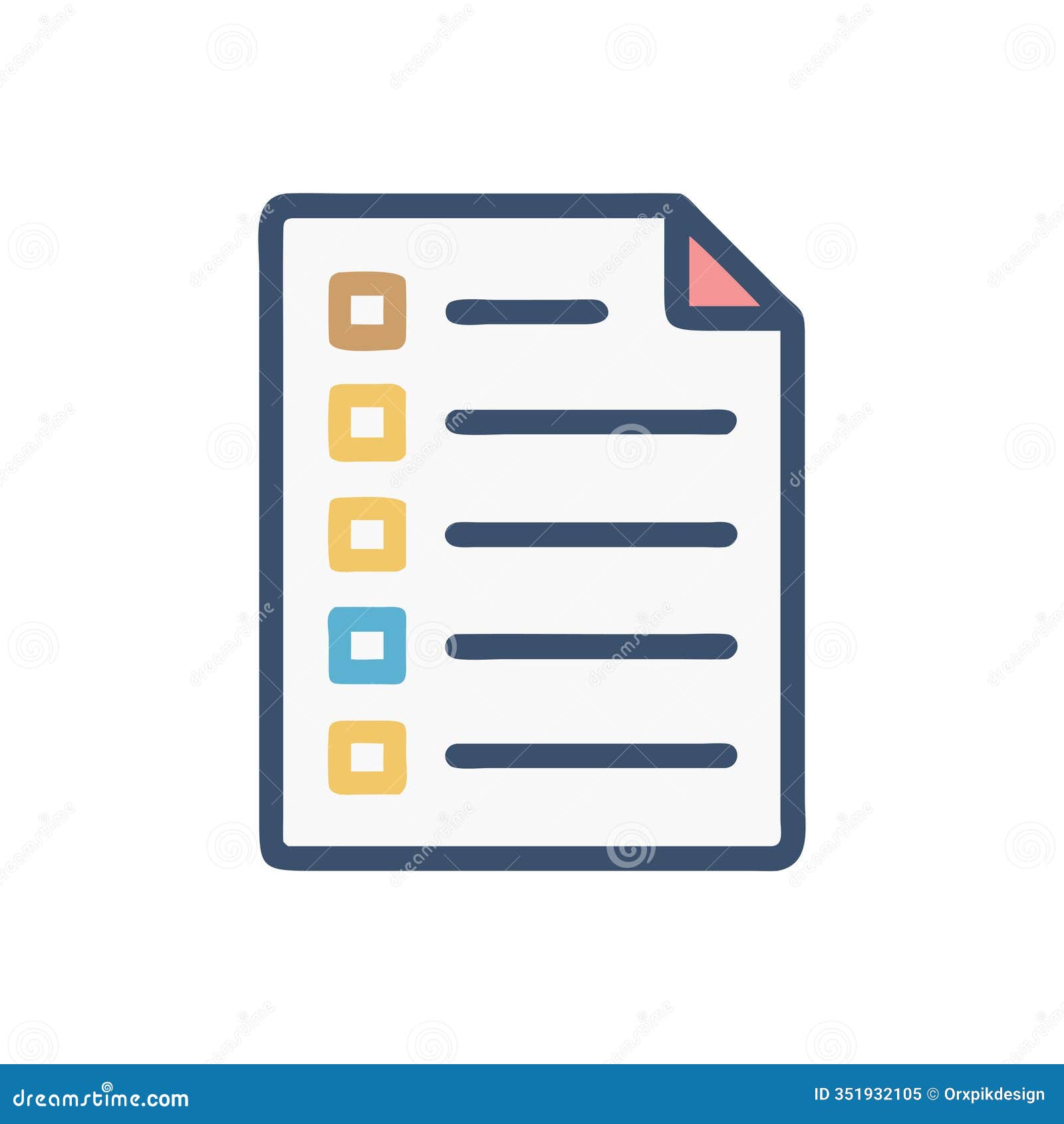 Answer Sheet Vector Illustration | CartoonDealer.com #36075162