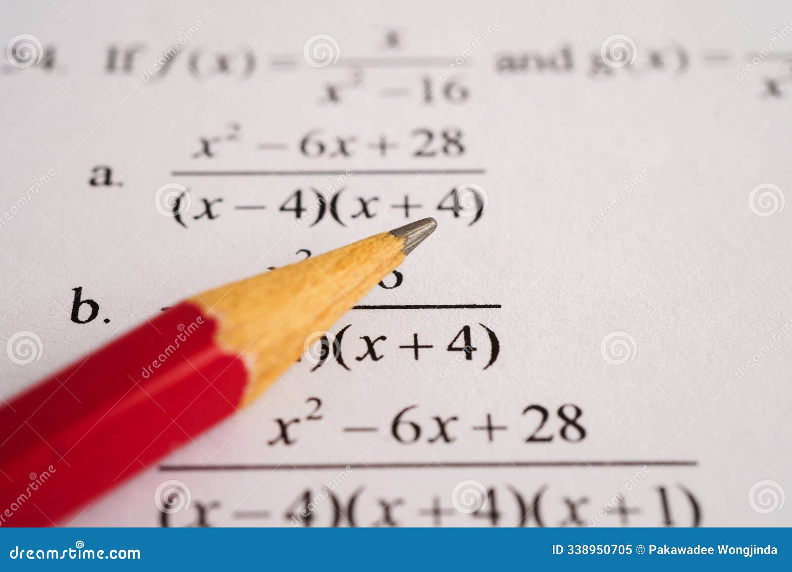 Answer Sheets With 2B Pencil Drawing Fill To Select Choice Royalty-Free ...