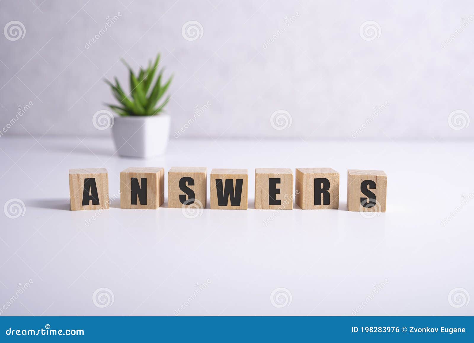 Answer ? - The Word Answer Handwritten With Chalk On A Blackboard With ...