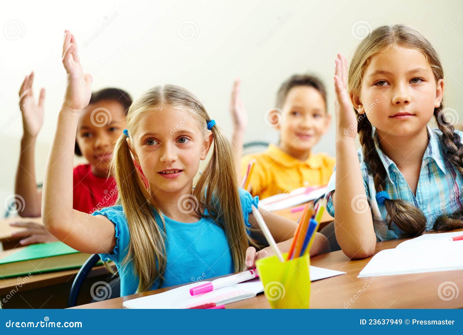 Answering stock image. Image of girl, positive, mate - 23637949