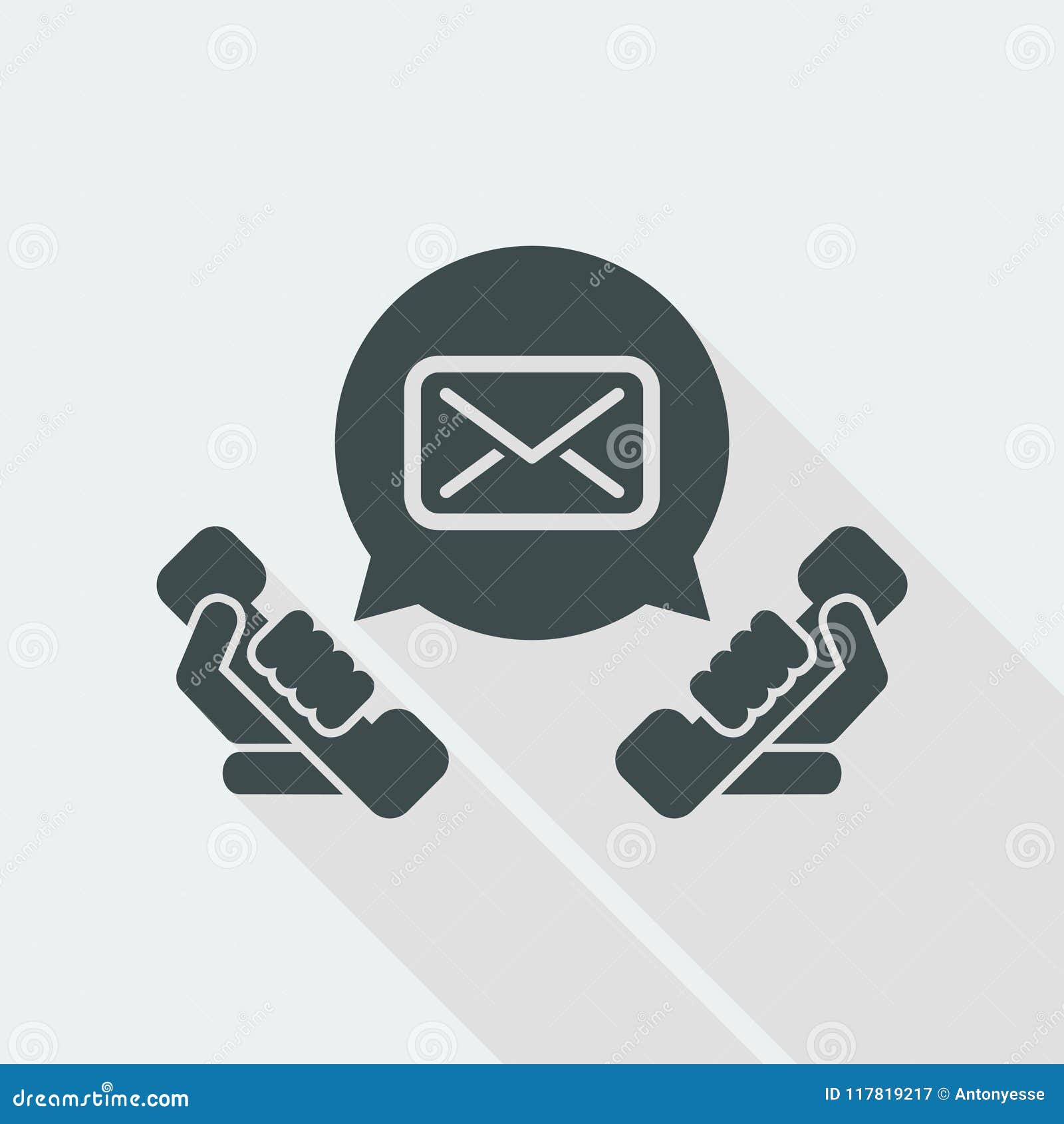 Answering machine icon stock vector. Illustration of idea - 117819217