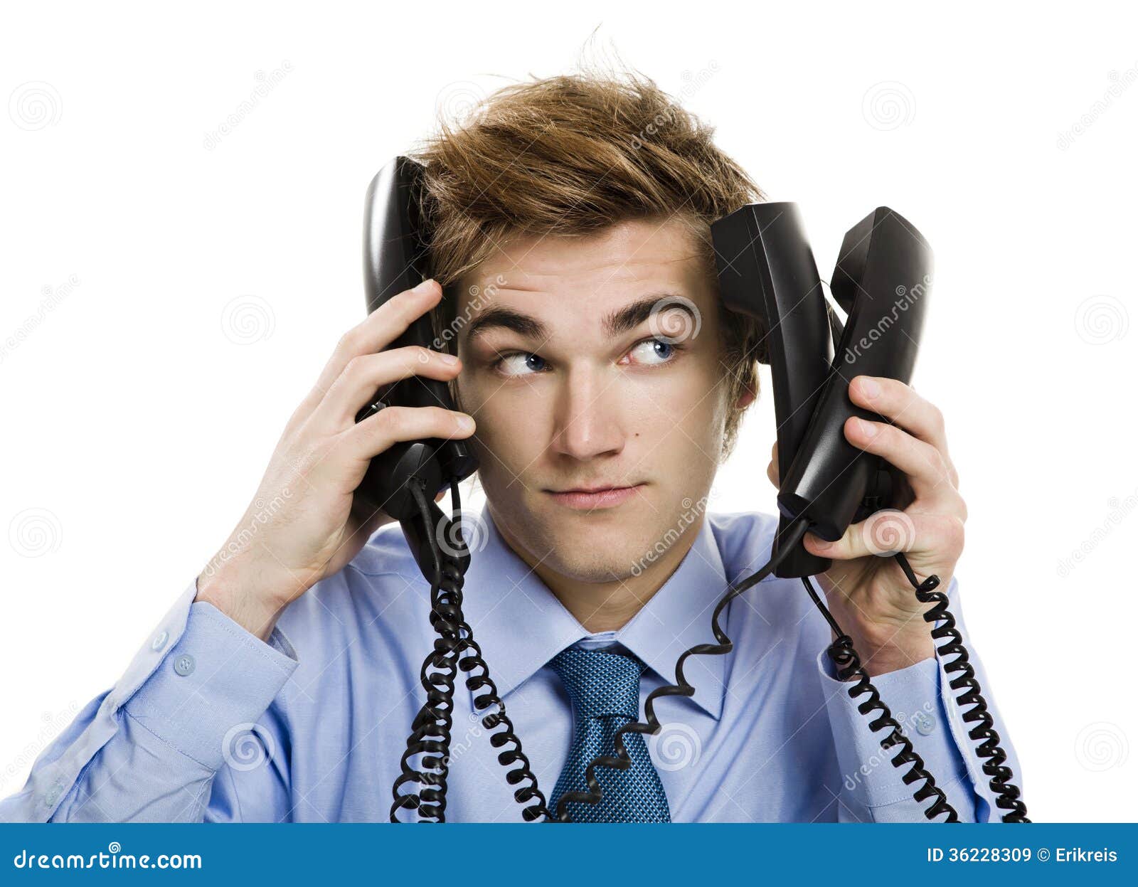 Answering Multiple Calls at the Same Time Stock Image - Image of ... Answering Multiple Calls at the Same Time Stock Image - Image of ...