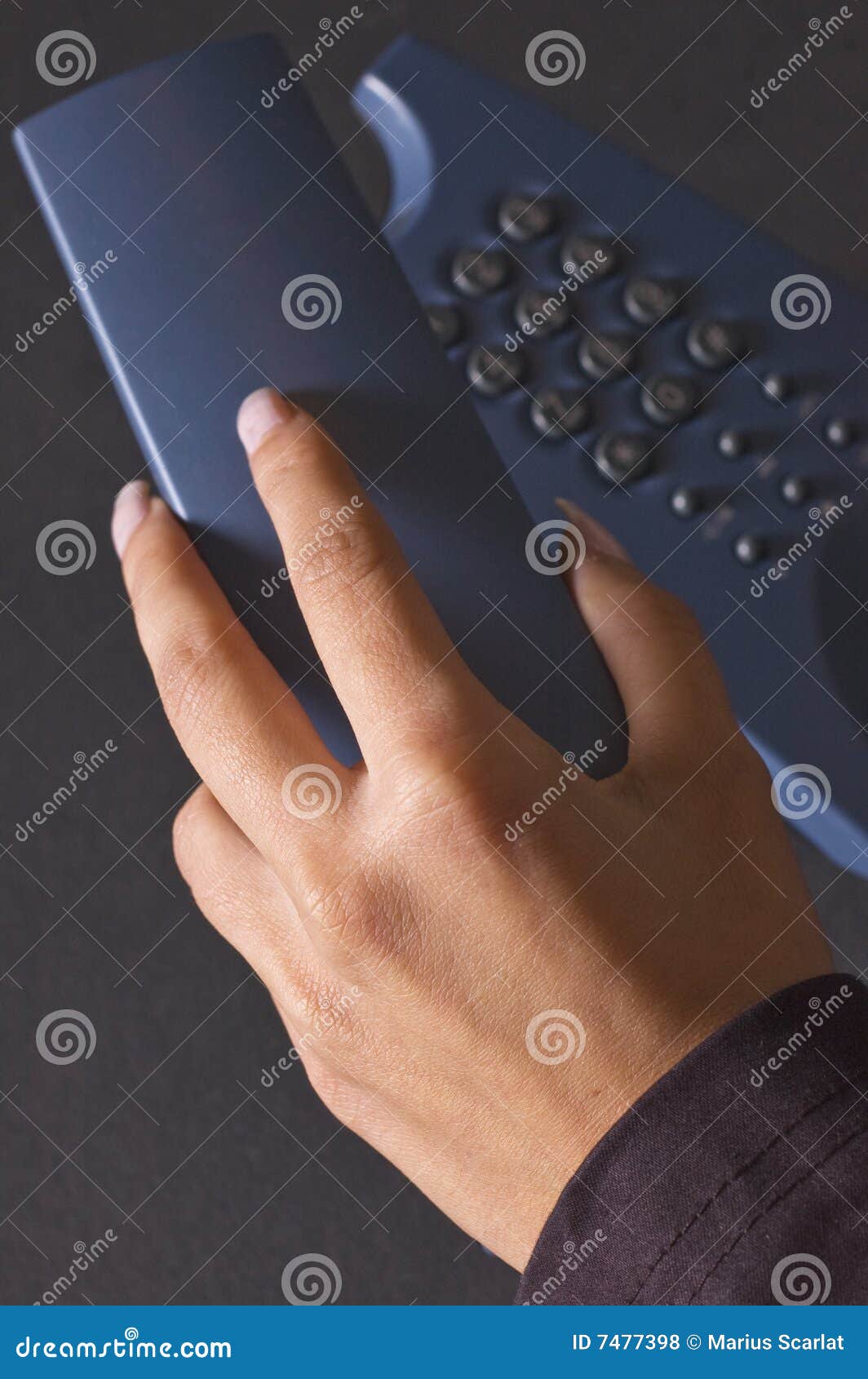 Answering phone stock photo. Image of answering, background - 7477398