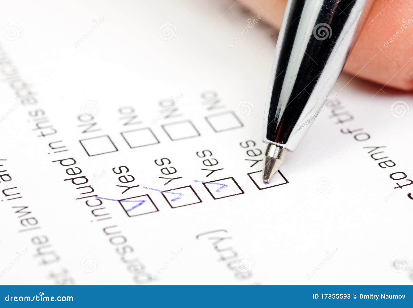 Answering survey stock image. Image of questionnaire - 17355593