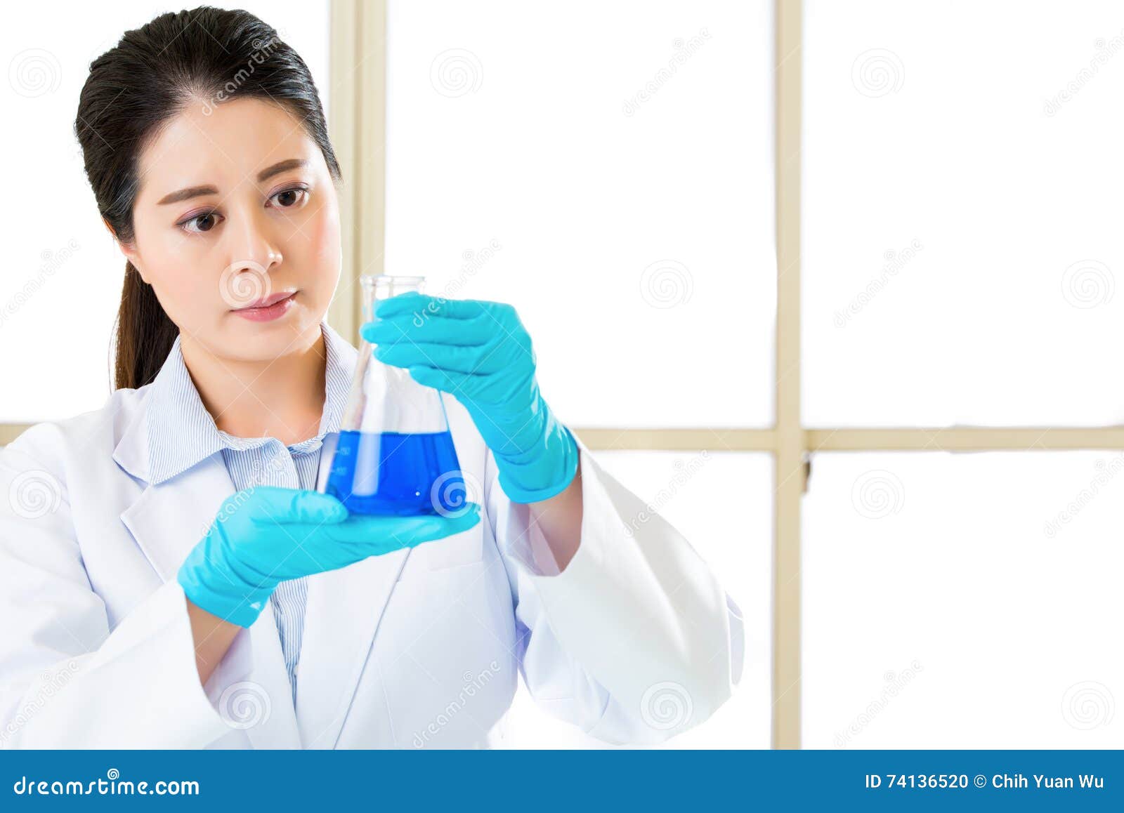 The Answers are All in the Details for Science Test Stock Photo - Image ...