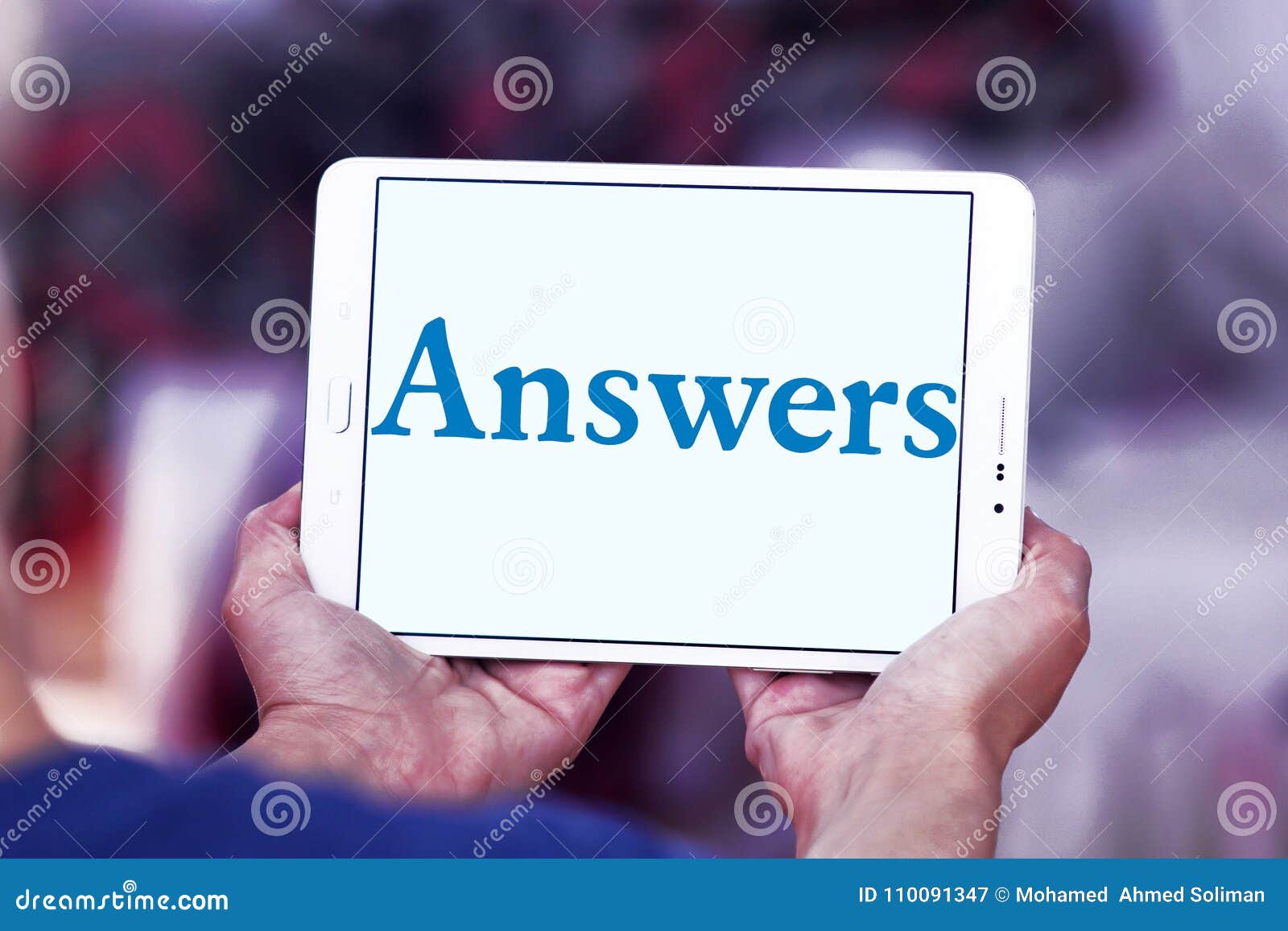 Answers.com logo editorial photography. Image of company - 110091347