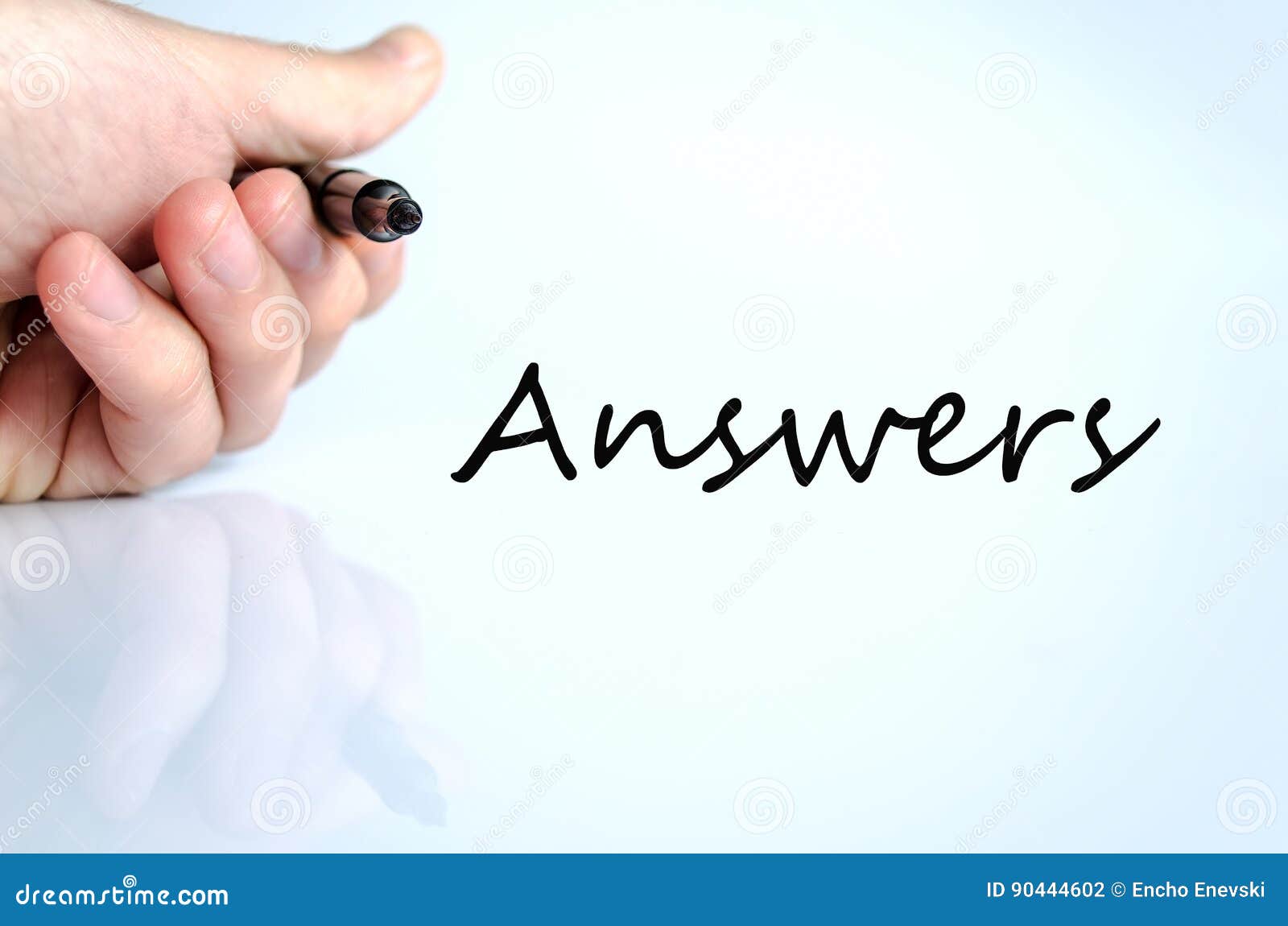 Answers concept stock photo. Image of education, concept - 90444602