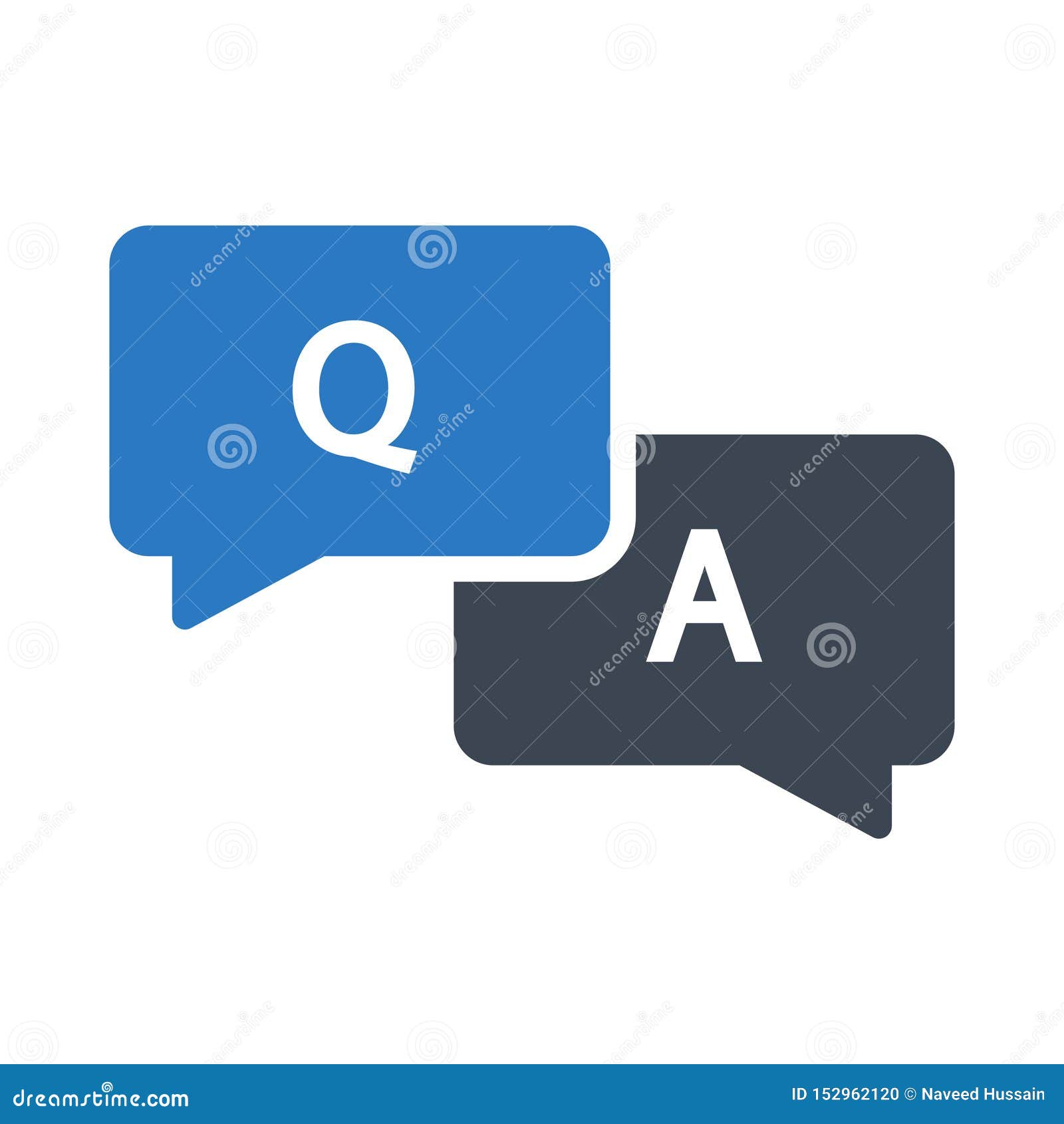 Answers Glyph Colour Vector Icon Stock Vector - Illustration of advice ...