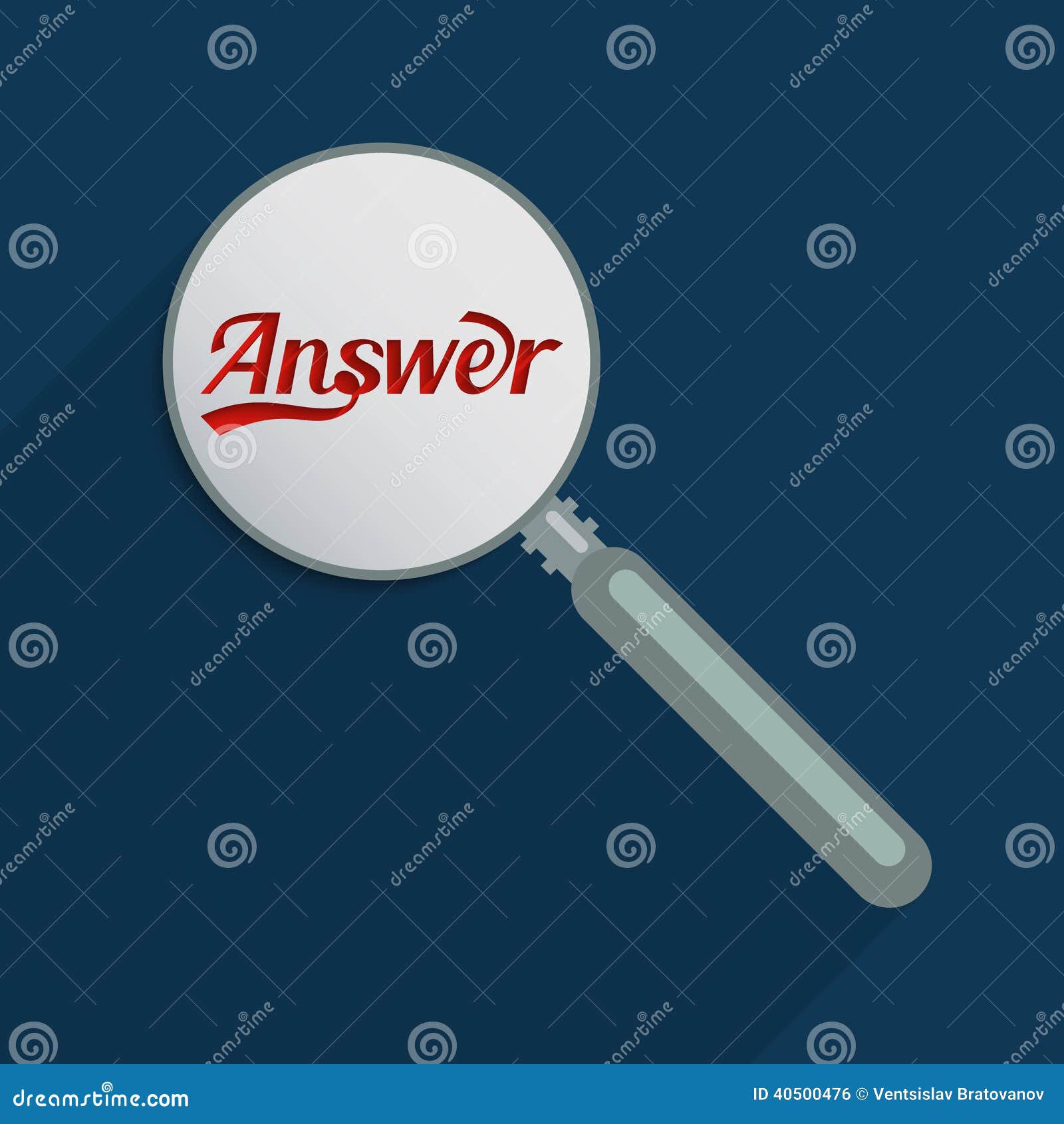Answers and questions stock vector. Illustration of advertising - 40500476