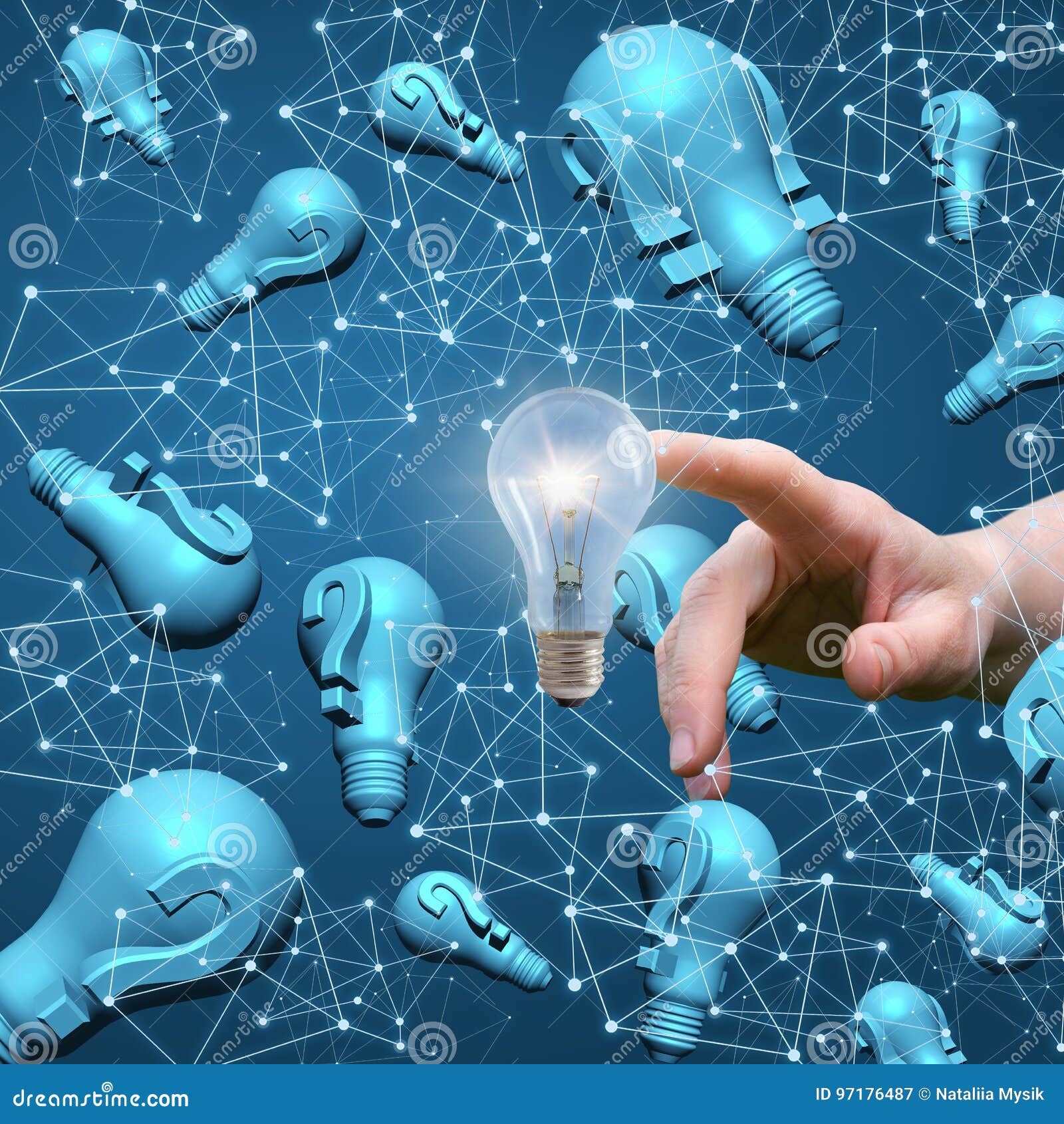 Answers To Questions Using the Internet. Stock Illustration ...