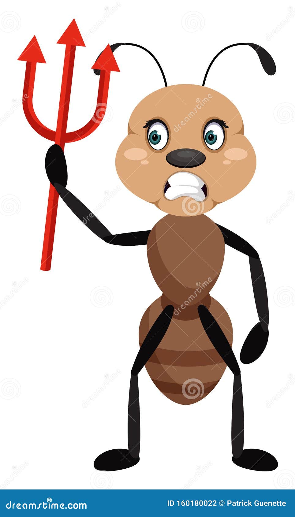 Ant with Devil Spike, Illustrator, Vector Stock Vector - Illustration ...