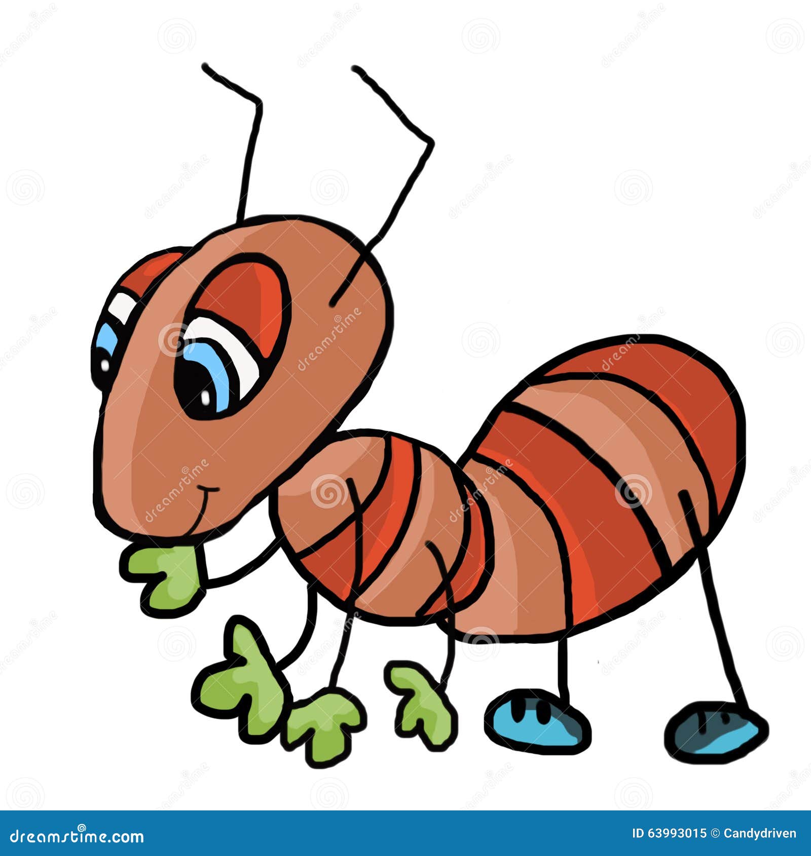Ant stock illustration. Illustration of cloud, tree, stunning - 63993015