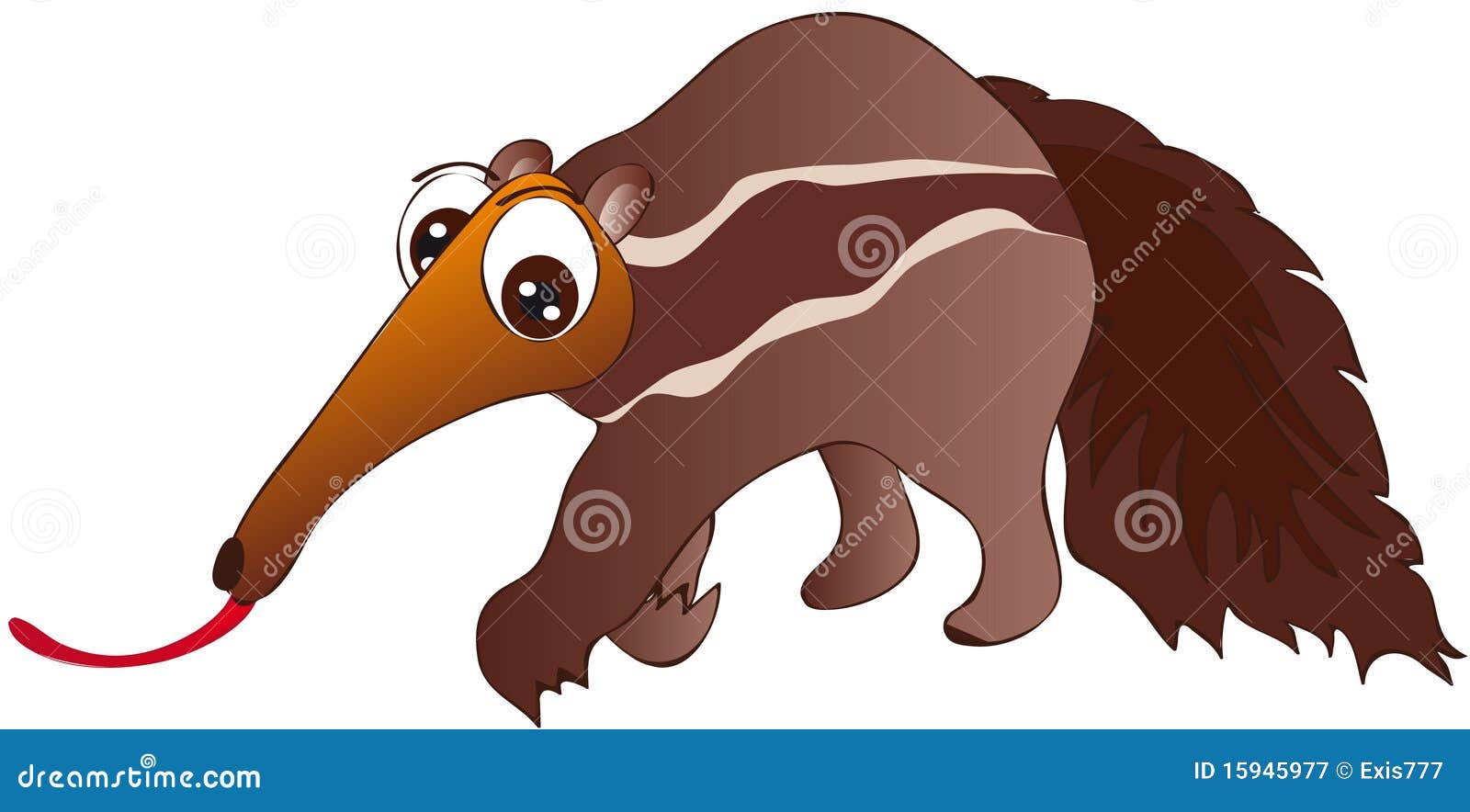 Ant-eater stock vector. Illustration of animal, eater - 15945977