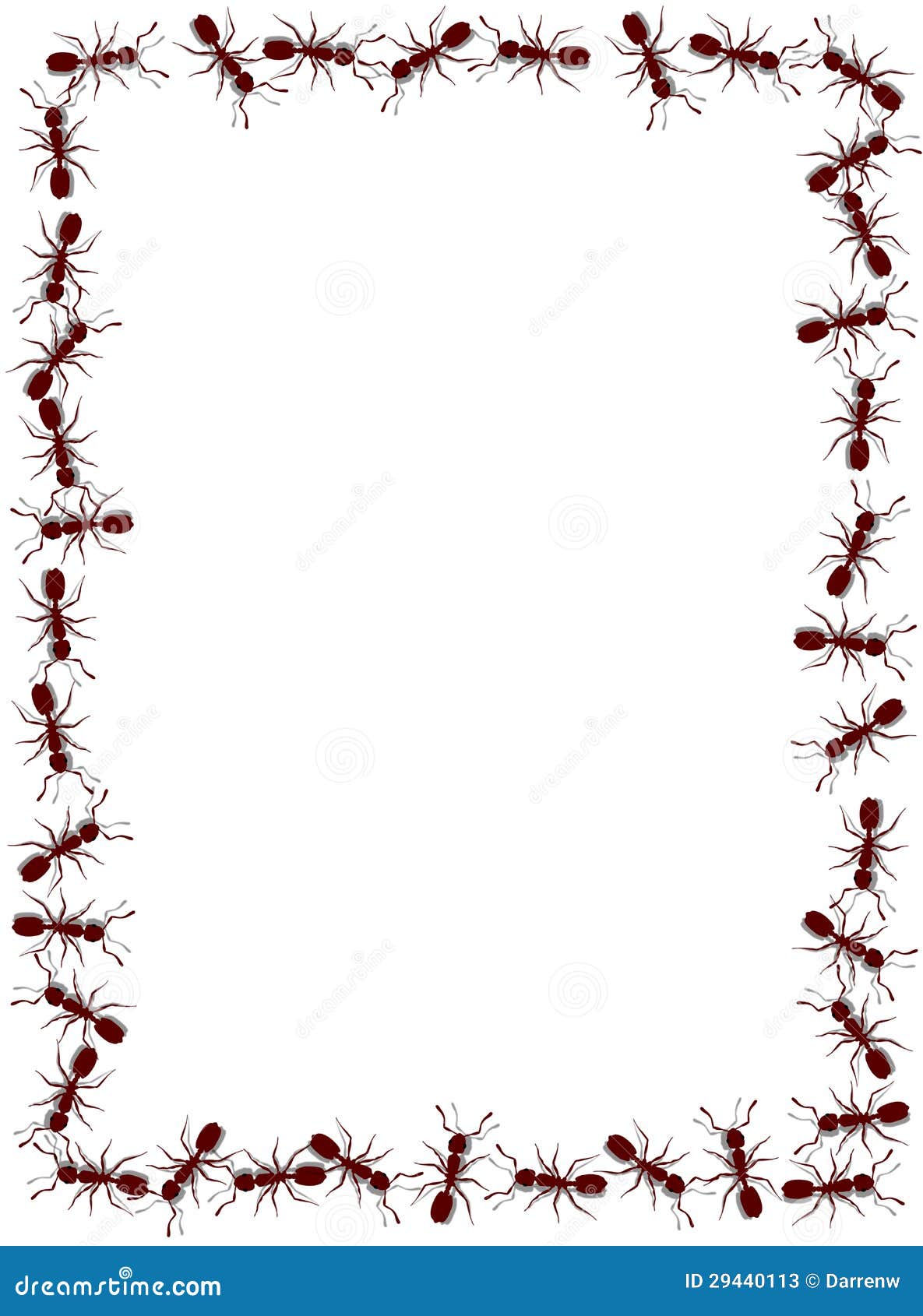 Ant Frame stock illustration. Illustration of background - 29440113