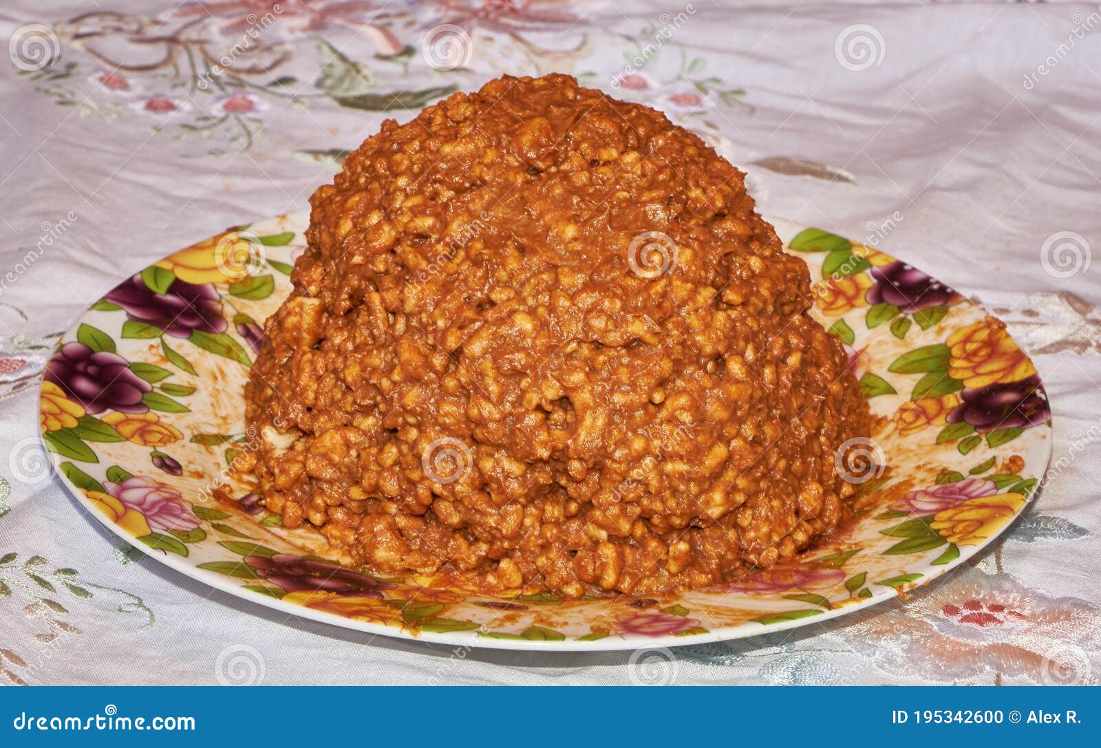Ant hill cake stock photo. Image of food, home, meal - 195342600