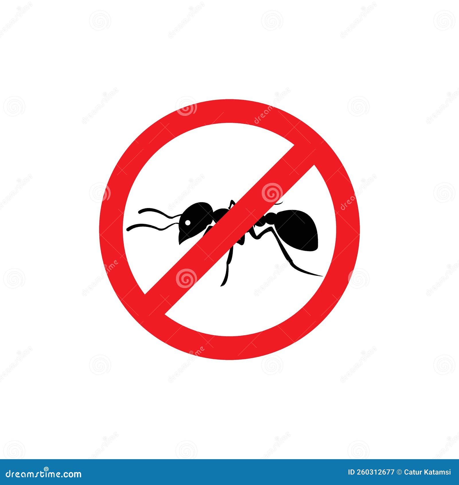 Ant icon logo vector stock illustration. Illustration of colony - 260312677