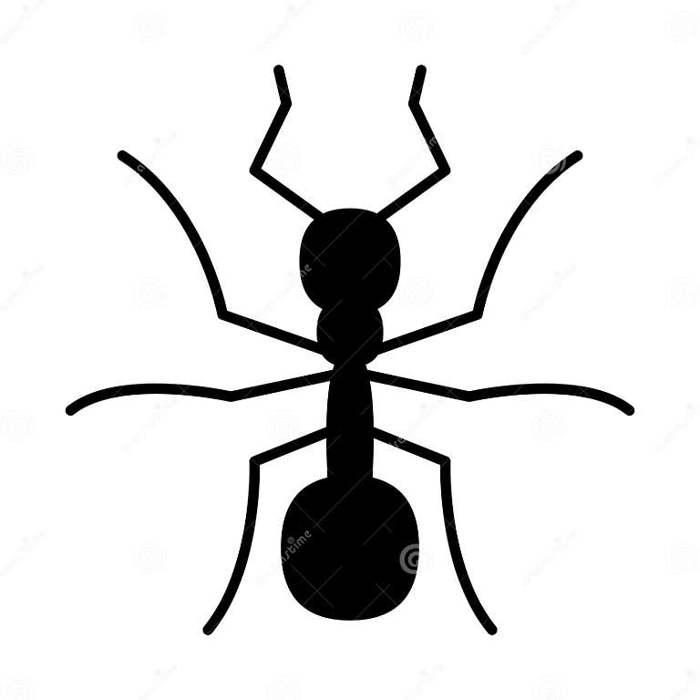 Ant Insect. Bug Insect, Ant. Animal Ant Icon Vector Illustration. Ant ...