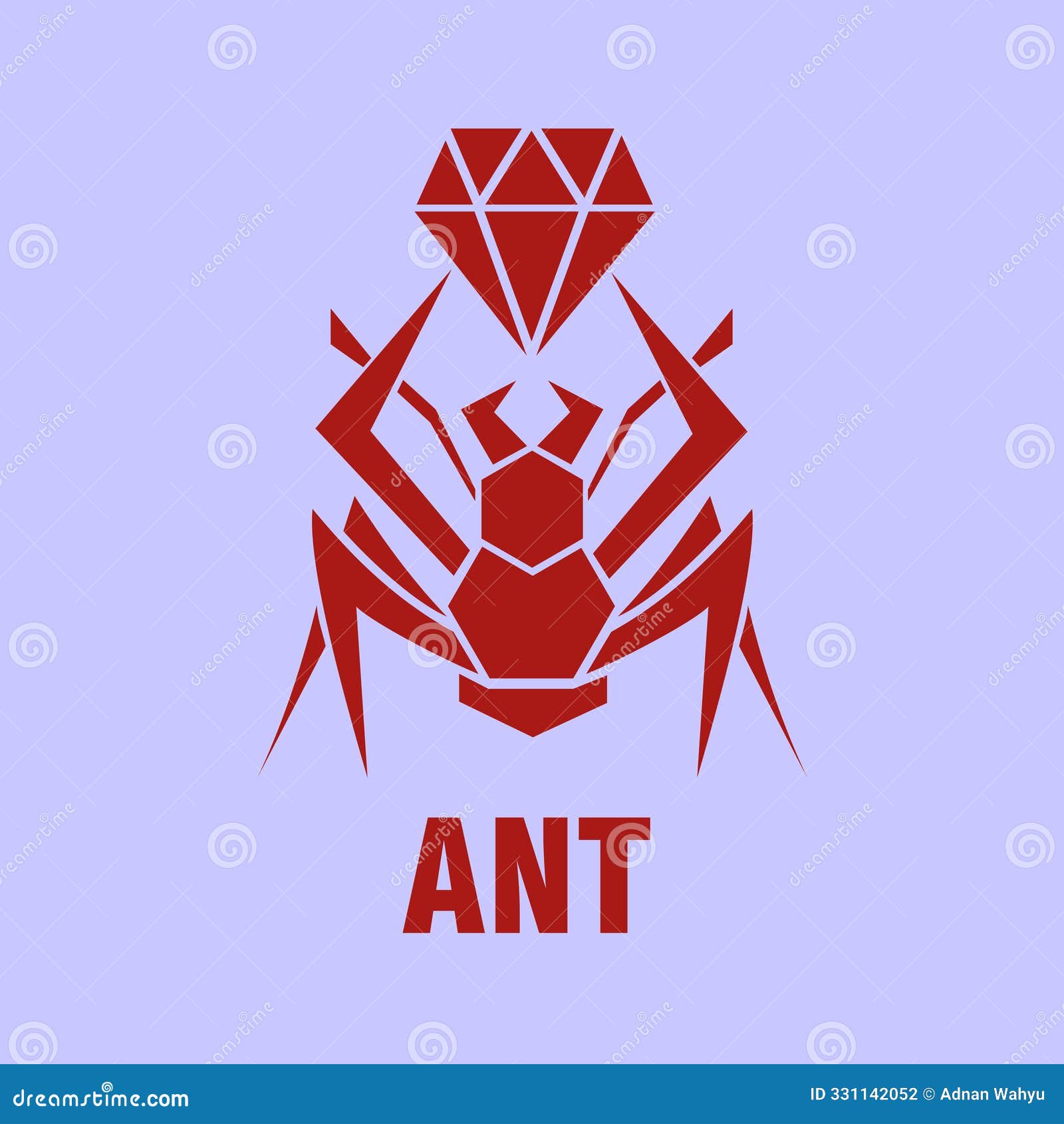 ANT Company Logo. stock illustration. Illustration of ants - 331142052