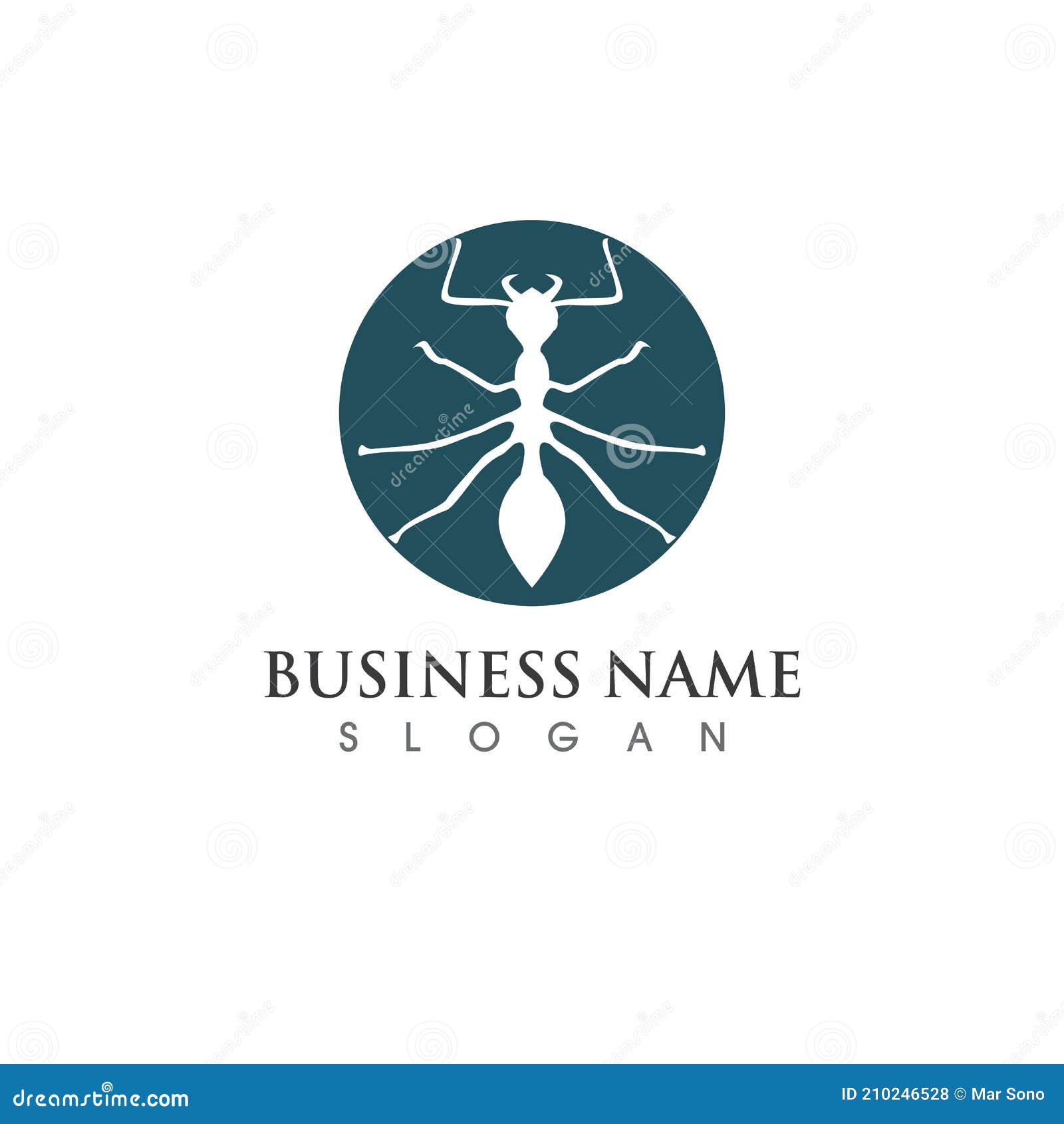 Ant Logo and Symbol Vector Image Stock Vector - Illustration of concept ...