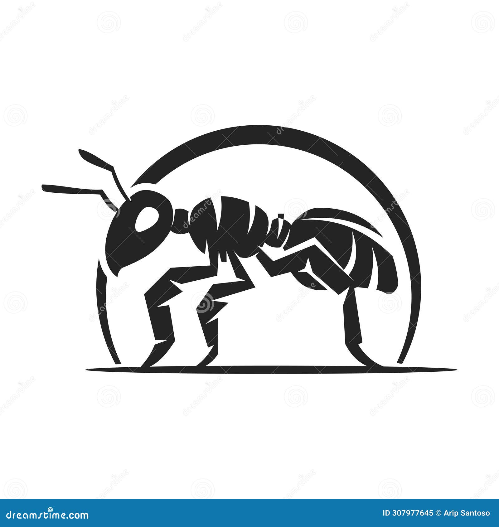 Ant Logo Template Isolated. Brand Identity. Icon Abstract Vector ...