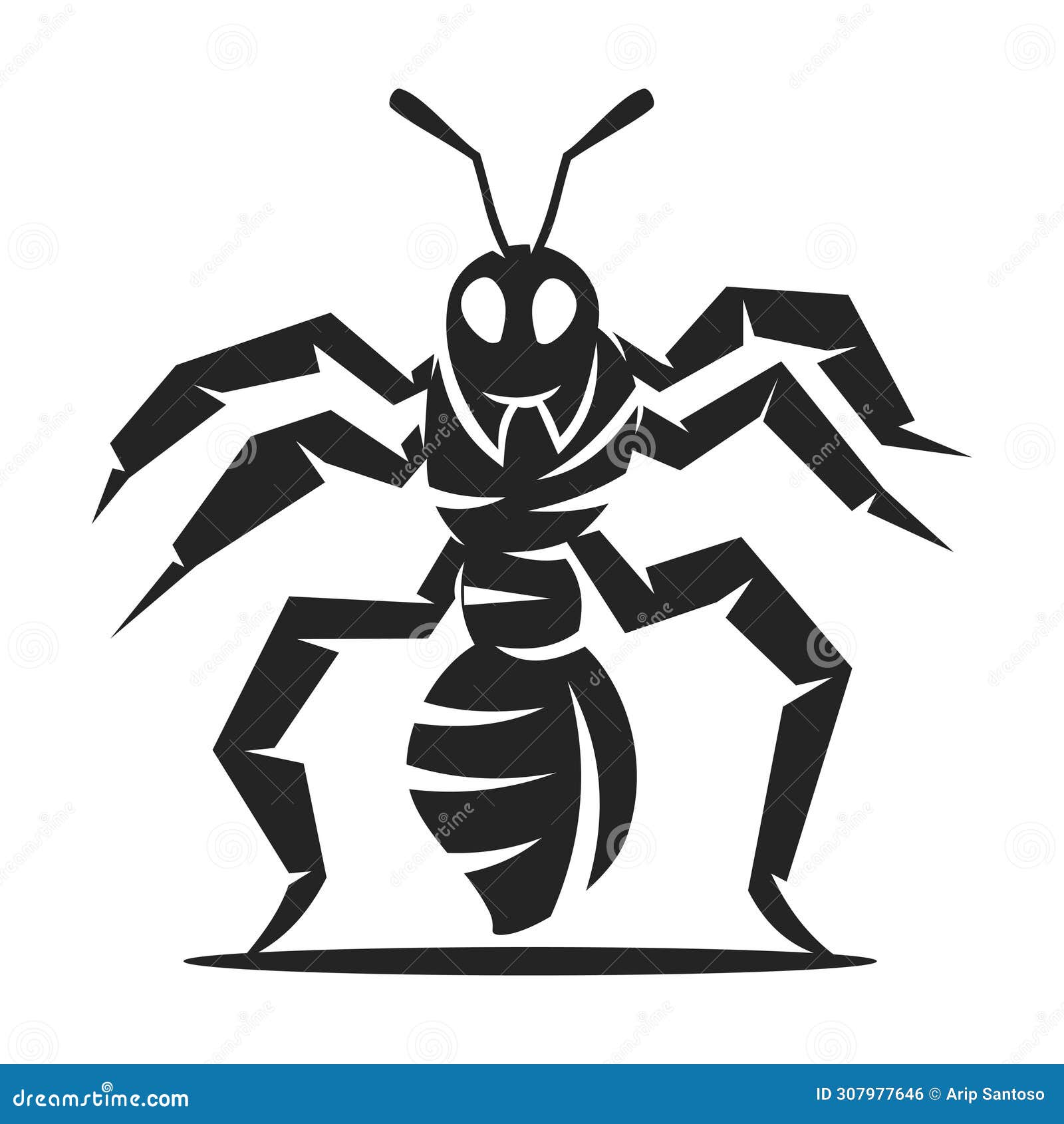 Ant Logo Template Isolated. Brand Identity. Icon Abstract Vector ...