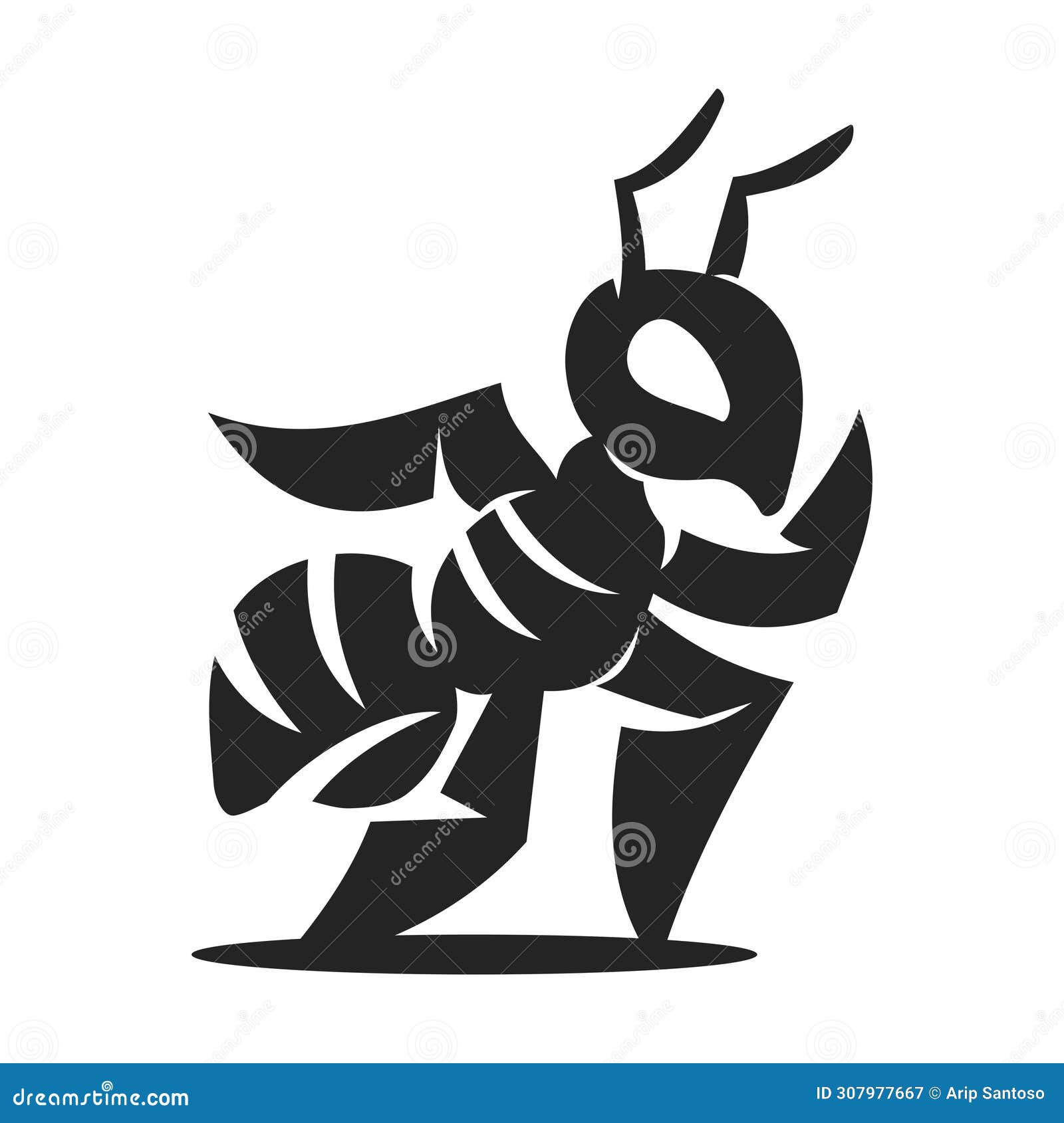 Ant Logo Template Isolated. Brand Identity. Icon Abstract Vector ...