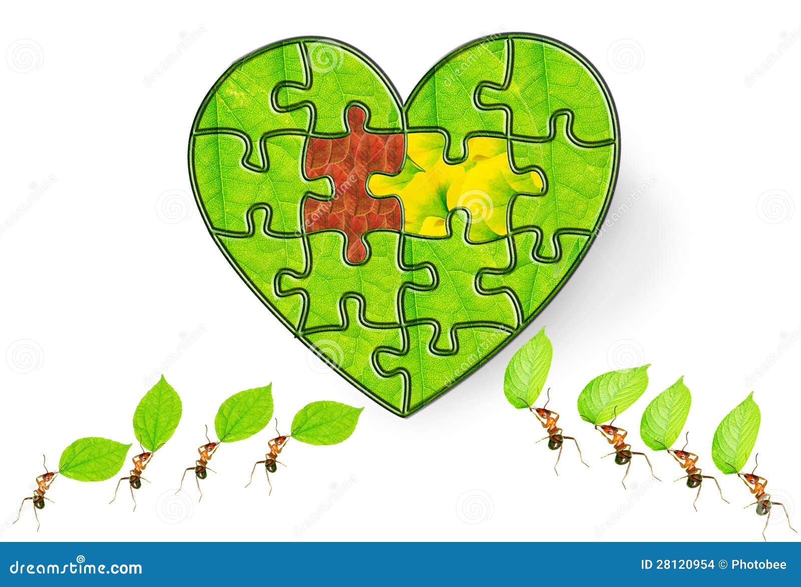 Ant puzzle stock photo. Image of group, abstract, antenna - 28120954