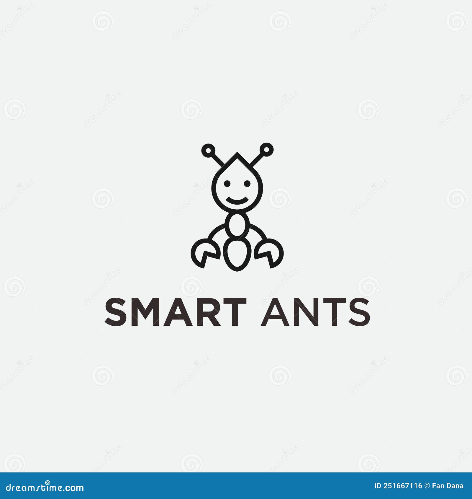 Ant Robot Logo Icon Vector Design Stock Vector - Illustration of ...