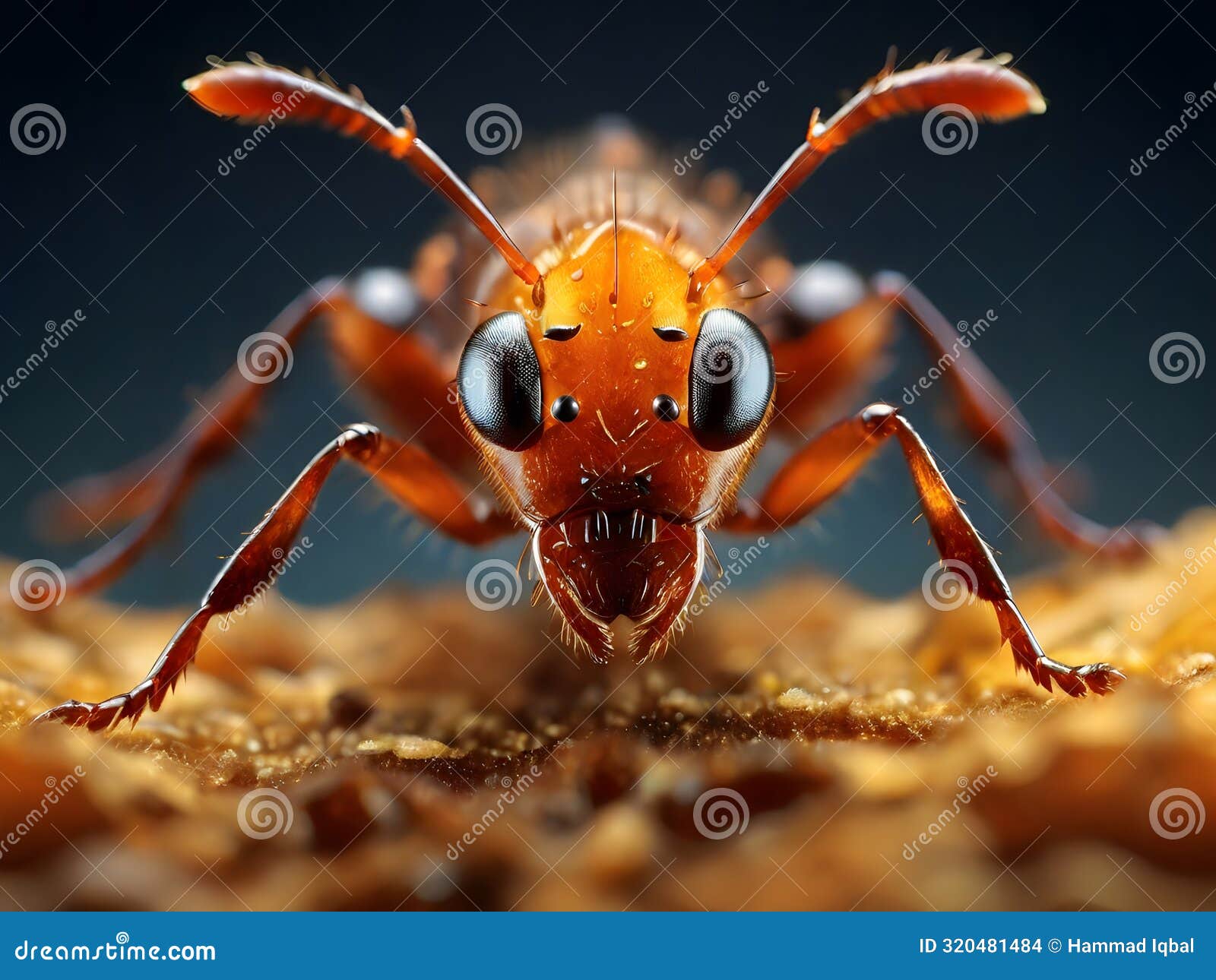 Ant& X27;s World Up Close: a Microscopic Journey Stock Photo - Image of ...