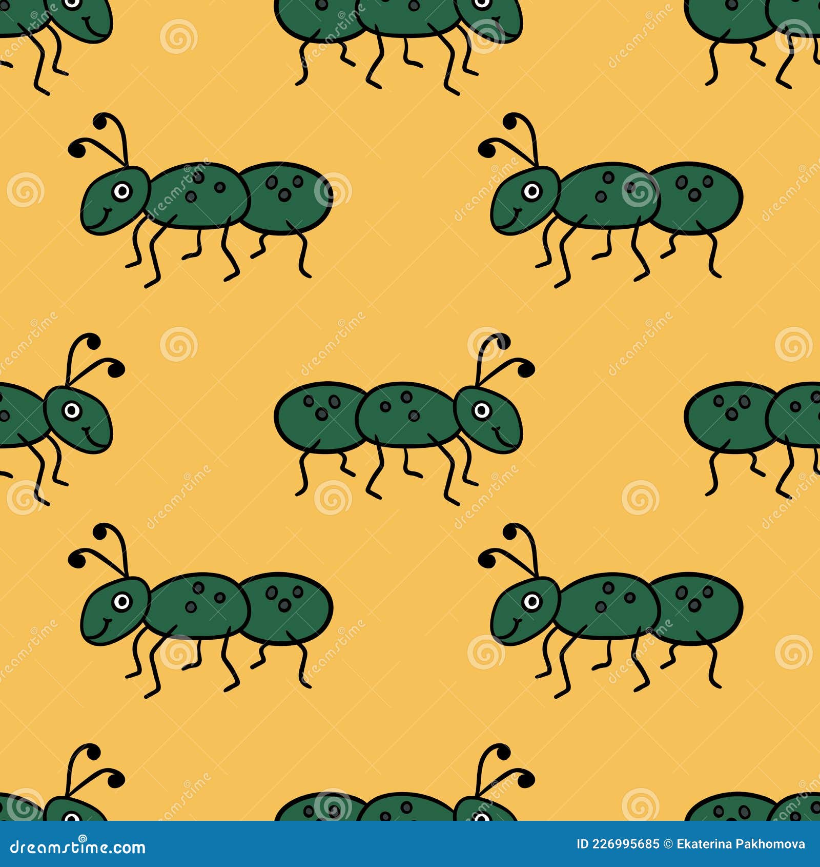 Infinity Ants Tattoo Design Vector Illustration Set. Black And White ...