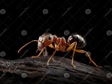Ant side view stock illustration. Illustration of nature - 293680775