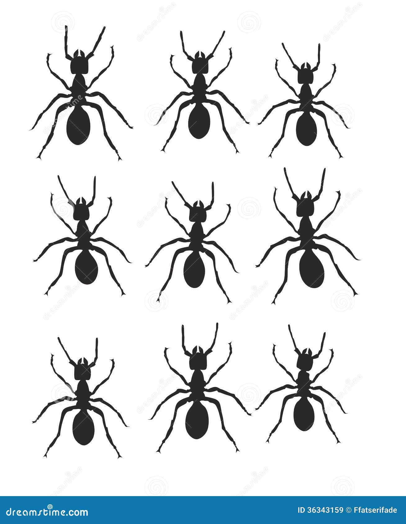 Ant trail stock illustration. Illustration of hardworking - 36343159