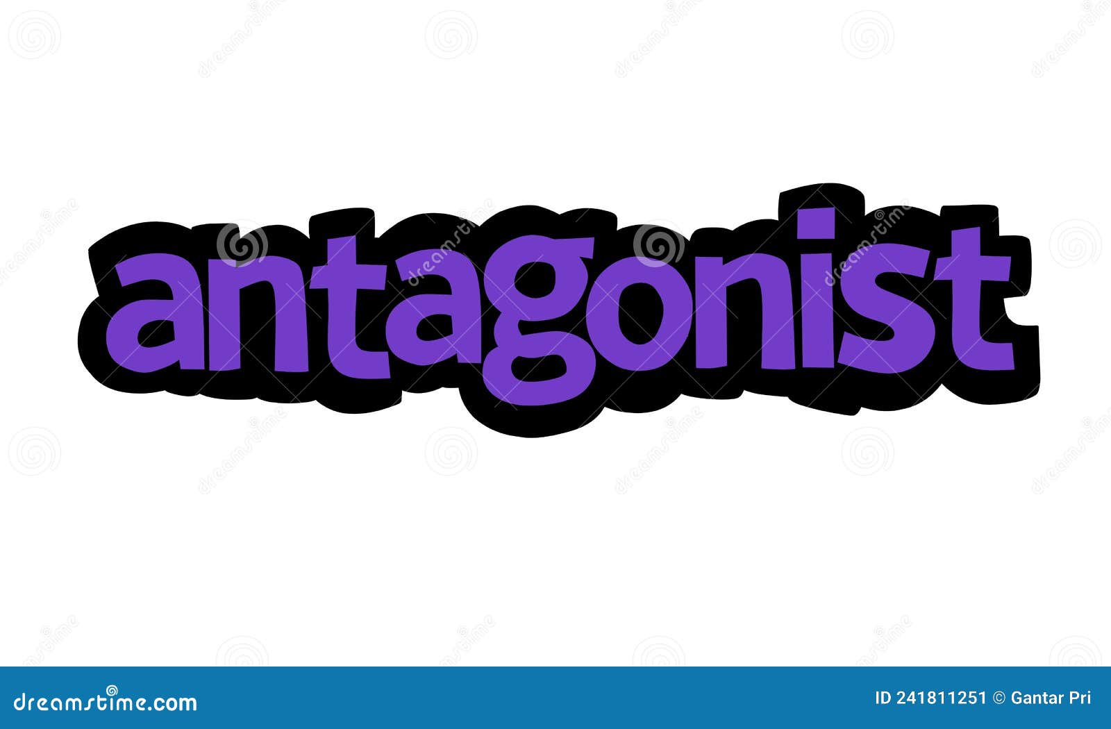 Antagonist Vector Icon On White Background. Flat Vector Antagonist Icon ...
