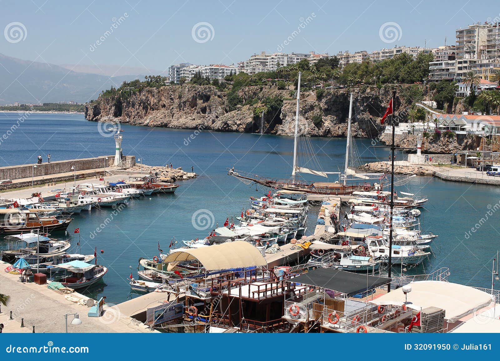 Antalya Harbour, Turkey editorial image. Image of harbour - 32091950